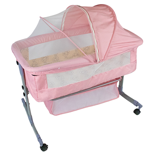 Baby Bassinet Rocker/Co-Sleeper (Pink) - Babas World